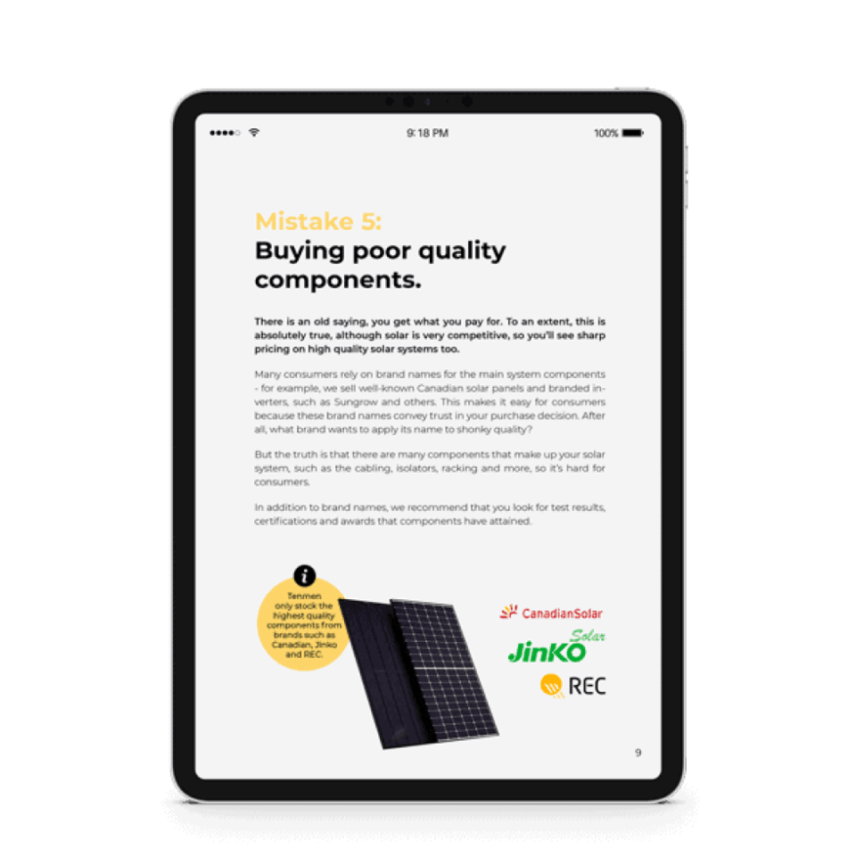 Solar Checklist | 5 Questions To Ask Before Buying Solar